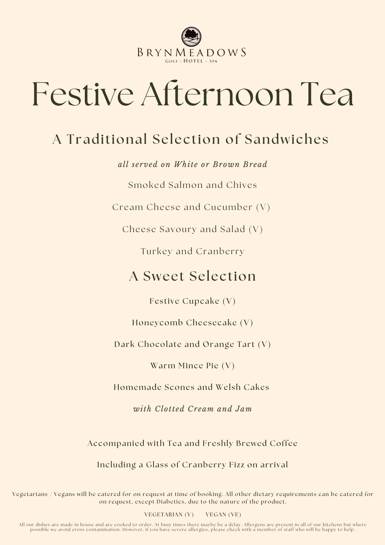 Festive Dining - Bryn Meadows